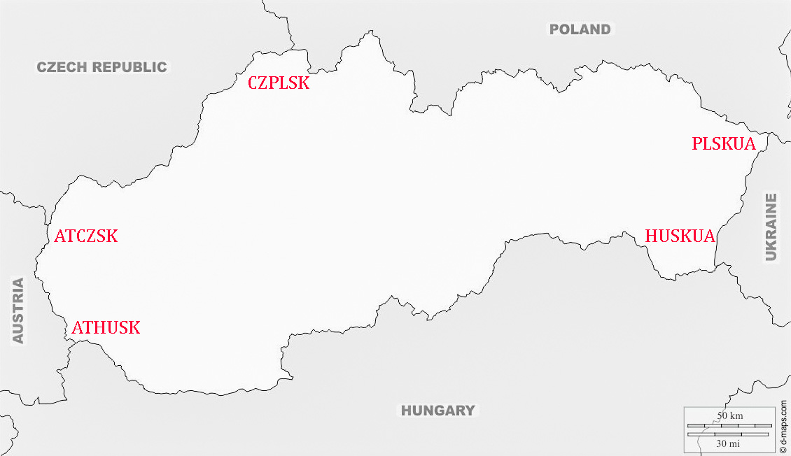 Slovakia – Barry's Borderpoints