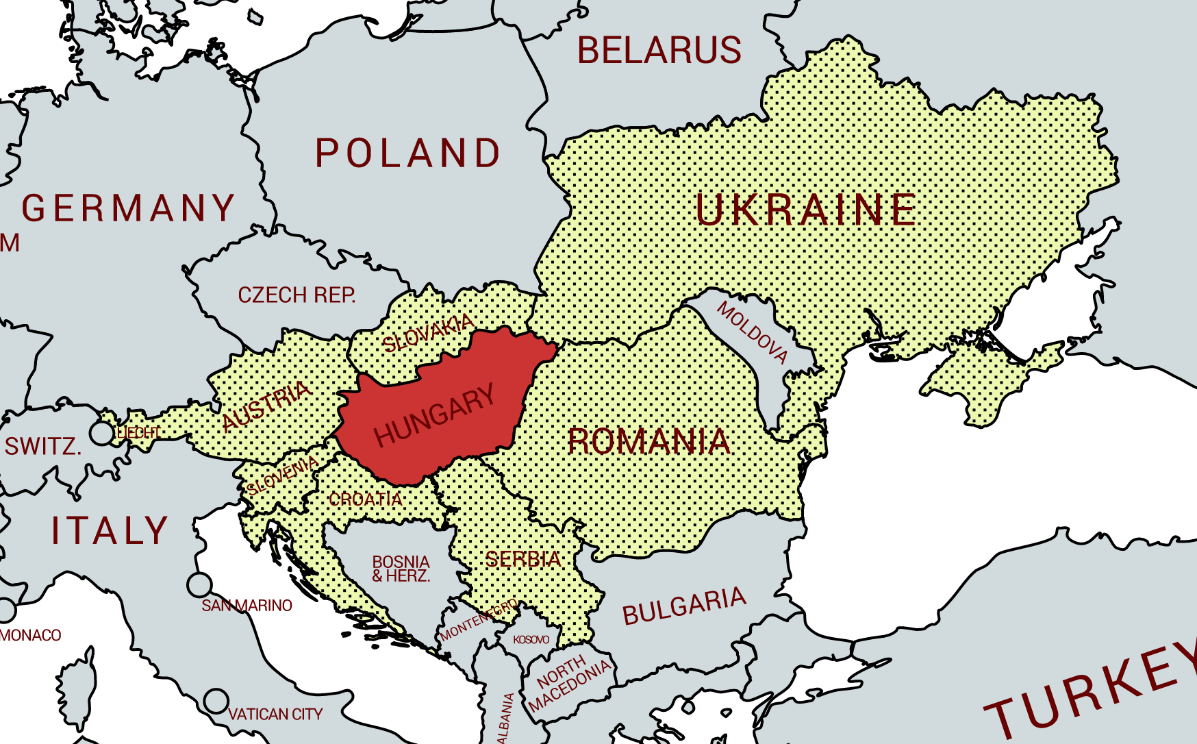 Hungary – Barry's Borderpoints