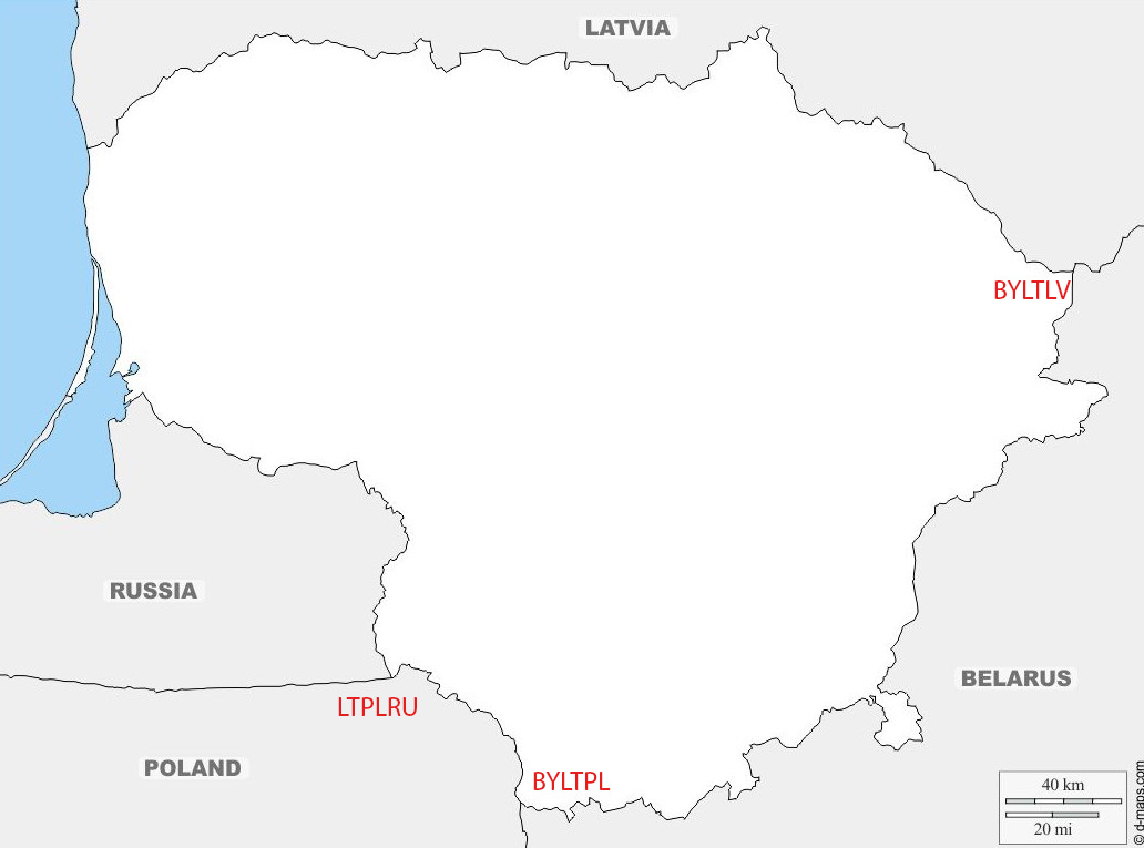 Lithuania – Barry's Borderpoints