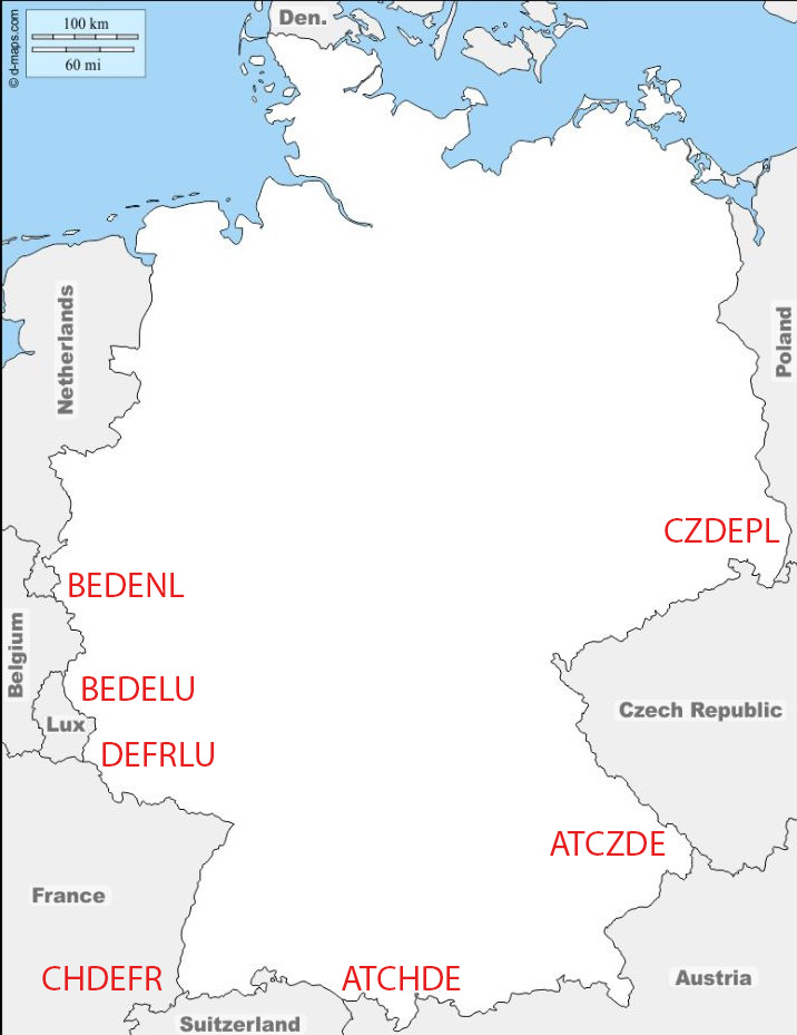 Germany – Barry's Borderpoints