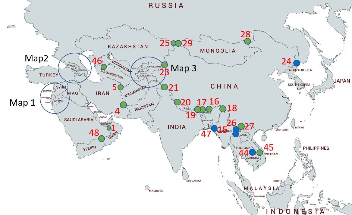 Asian Tripoints – Barry's Borderpoints