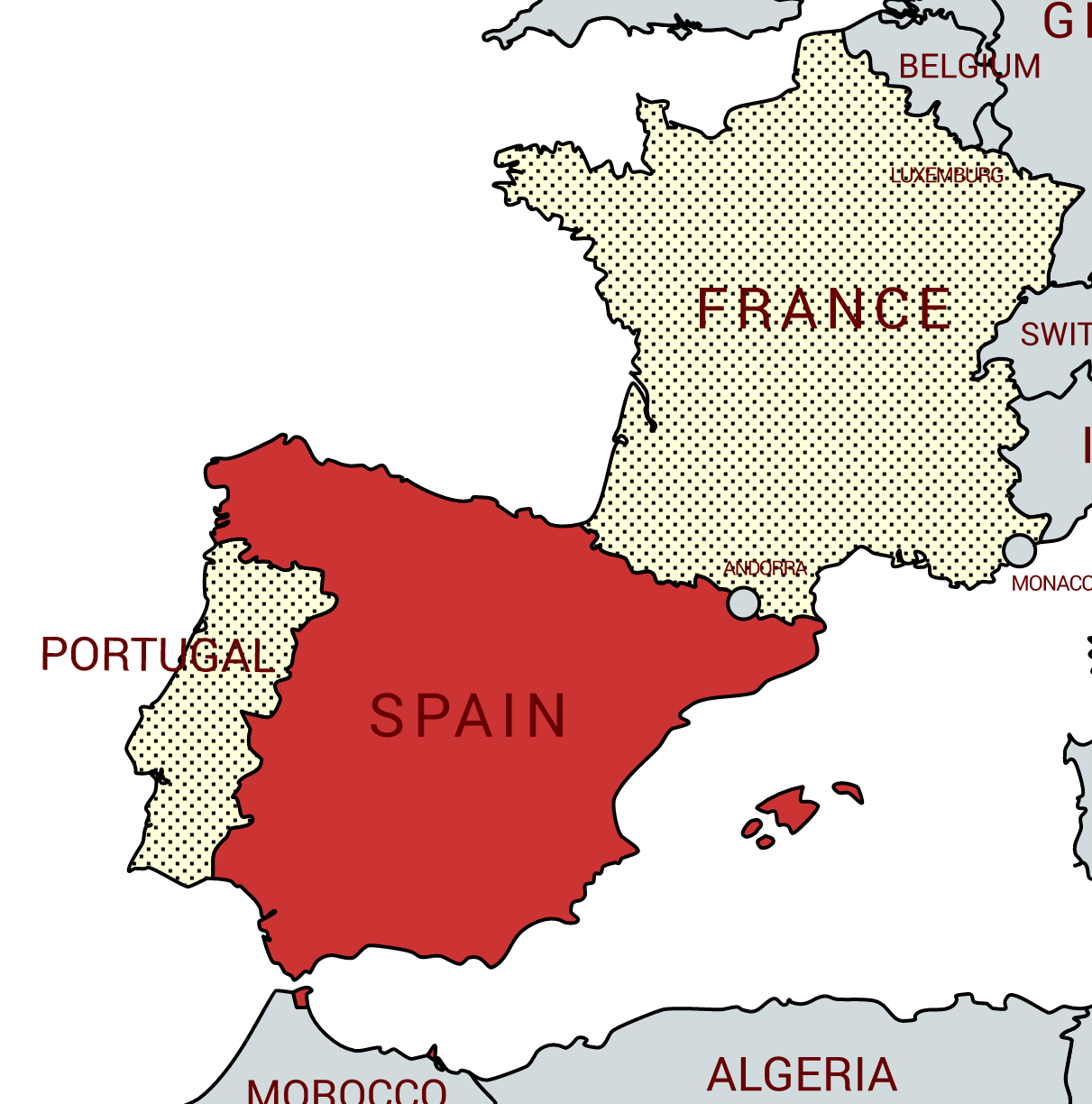 Spain – Barry's Borderpoints