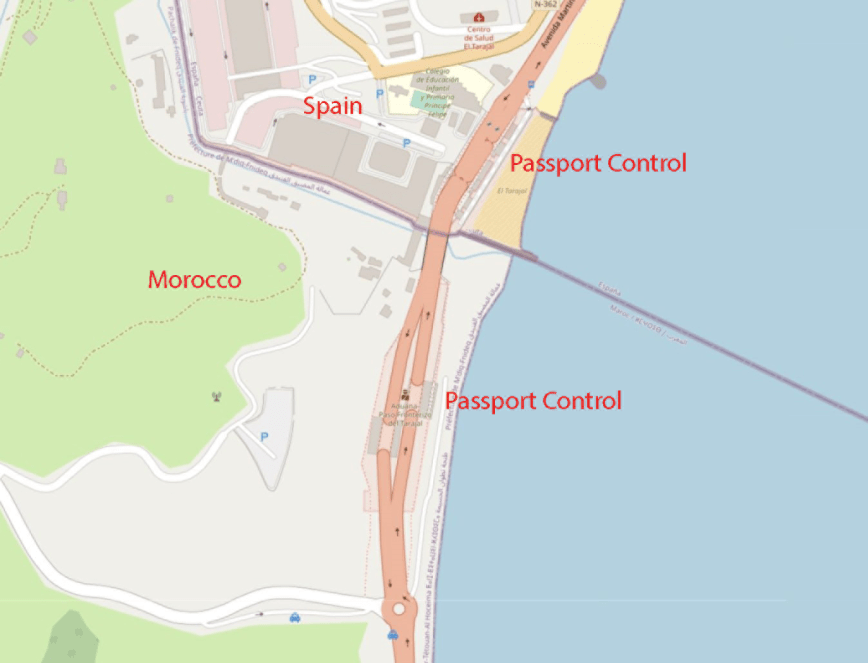 Fnideq – Ceuta Border Crossing – Barry's Borderpoints