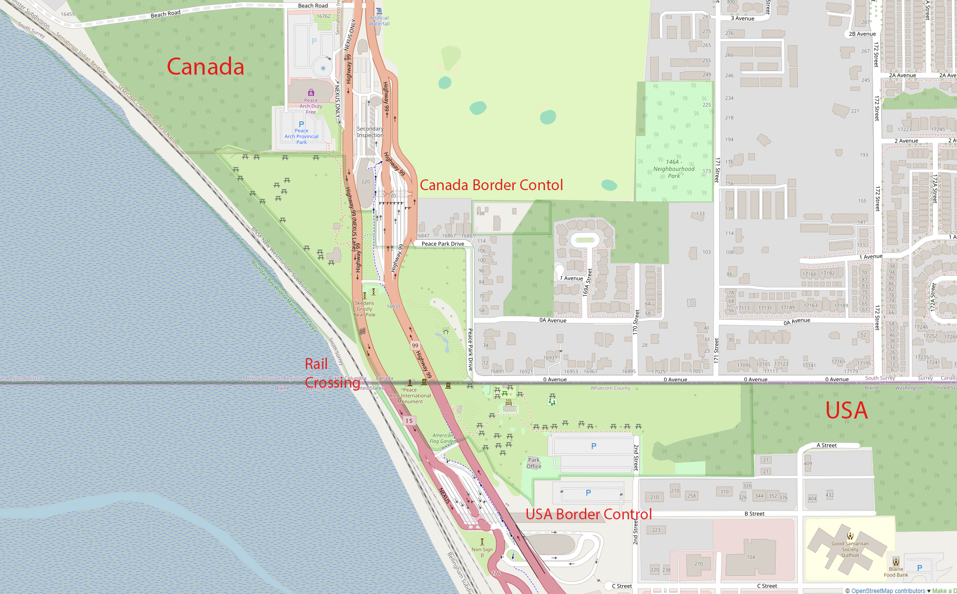 Peace Arch – Barry's Borderpoints