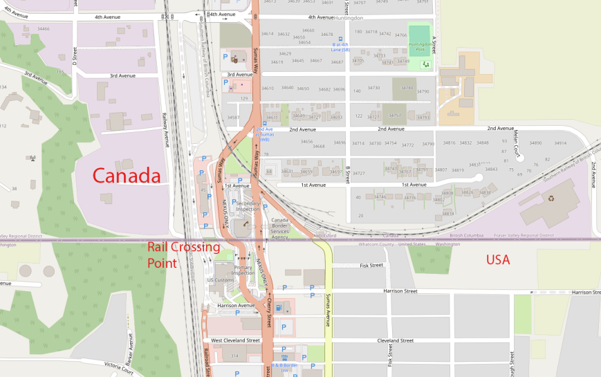 Abbotsford – Sumas Border Crossing – Barry's Borderpoints