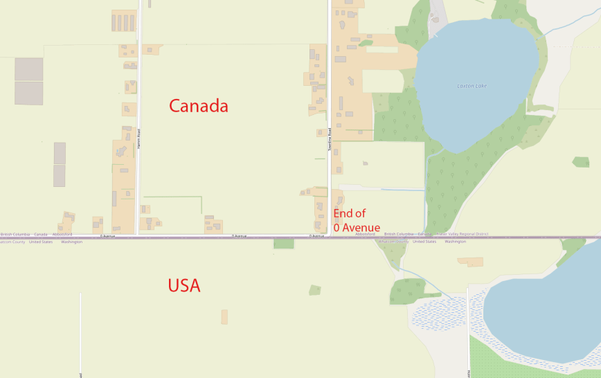 0 Avenue (Zero Avenue) – Barry's Borderpoints