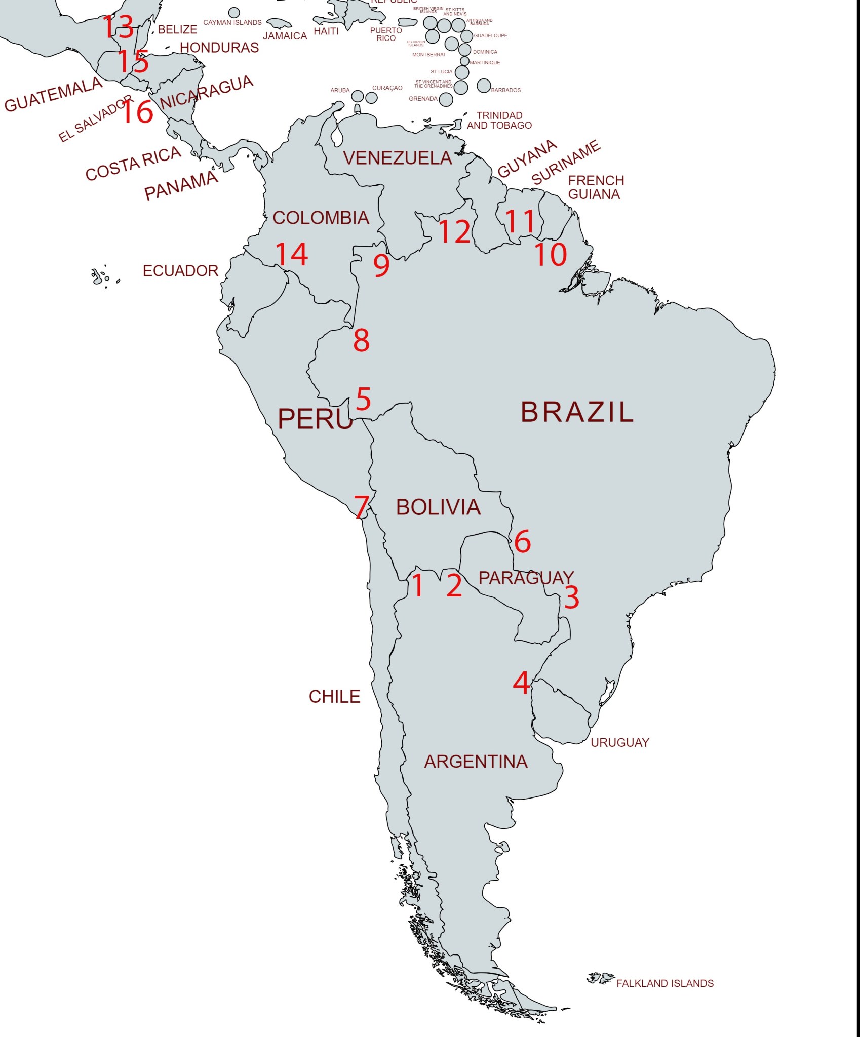 Americas Tripoints – Barry's Borderpoints