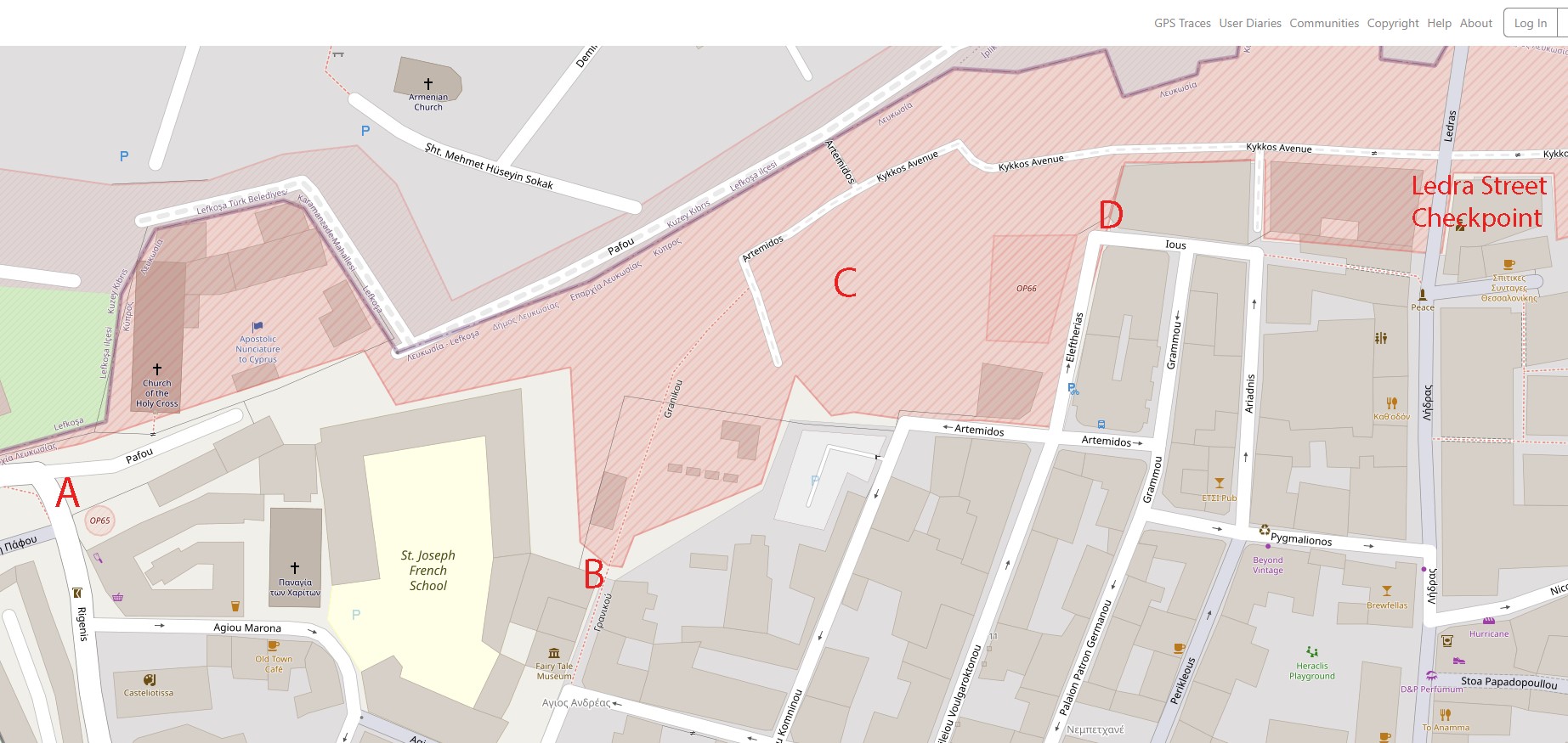The buffer zone in Nicosia (2024) RoC – Barry's Borderpoints