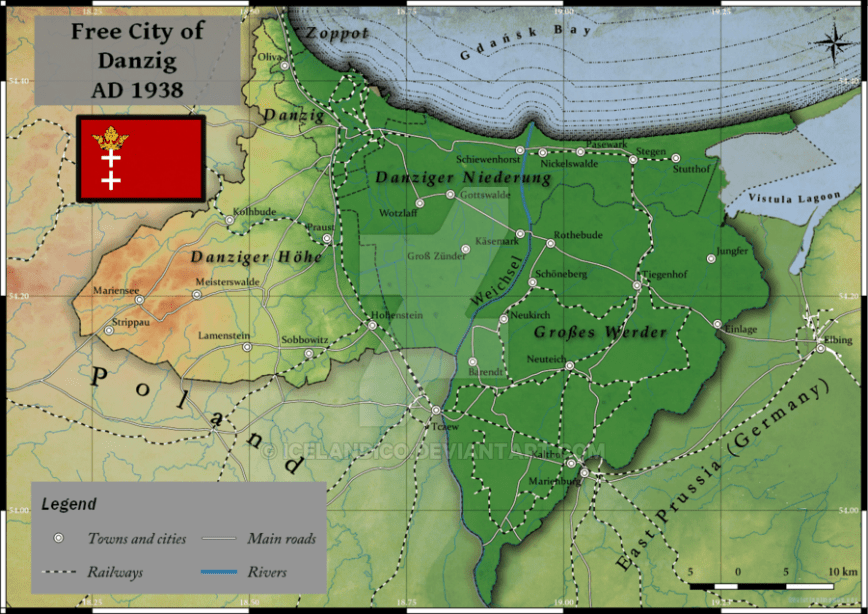 Free City of Danzig – Barry's Borderpoints